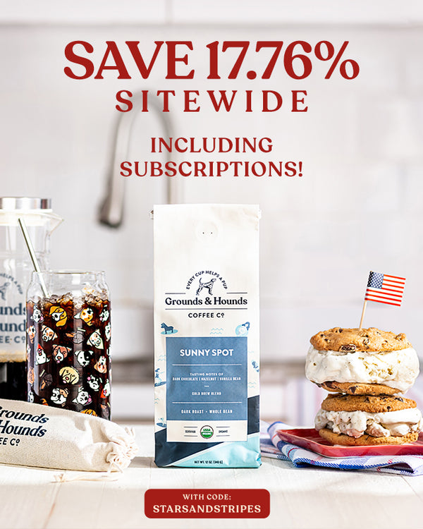 Grounds & Hounds Coffee Co. | Craft Coffee that Gives Back to Pups