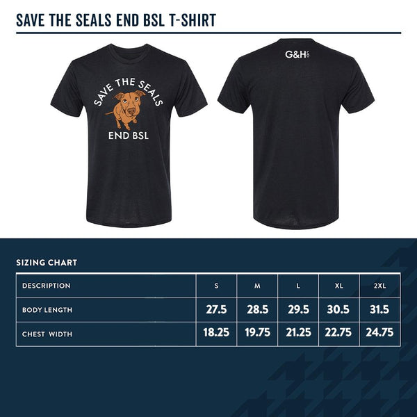 Save the Seals End BSL T-shirt - Grounds & Hounds Coffee Co.