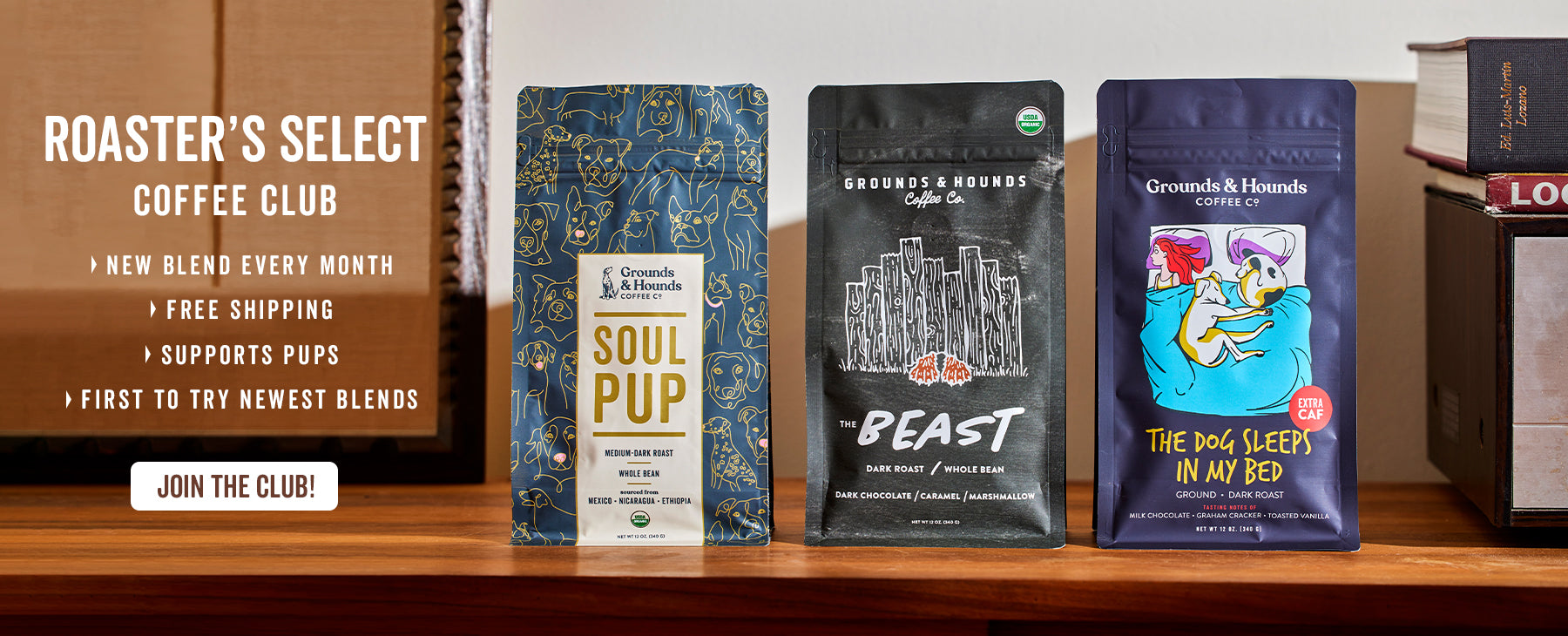 Grounds & Hounds Coffee Co. | Craft Coffee that Gives Back to Pups