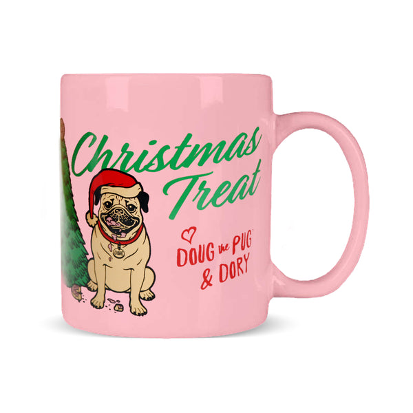 Doug & Dory Christmas Treat Mug - Grounds & Hounds Coffee Co.