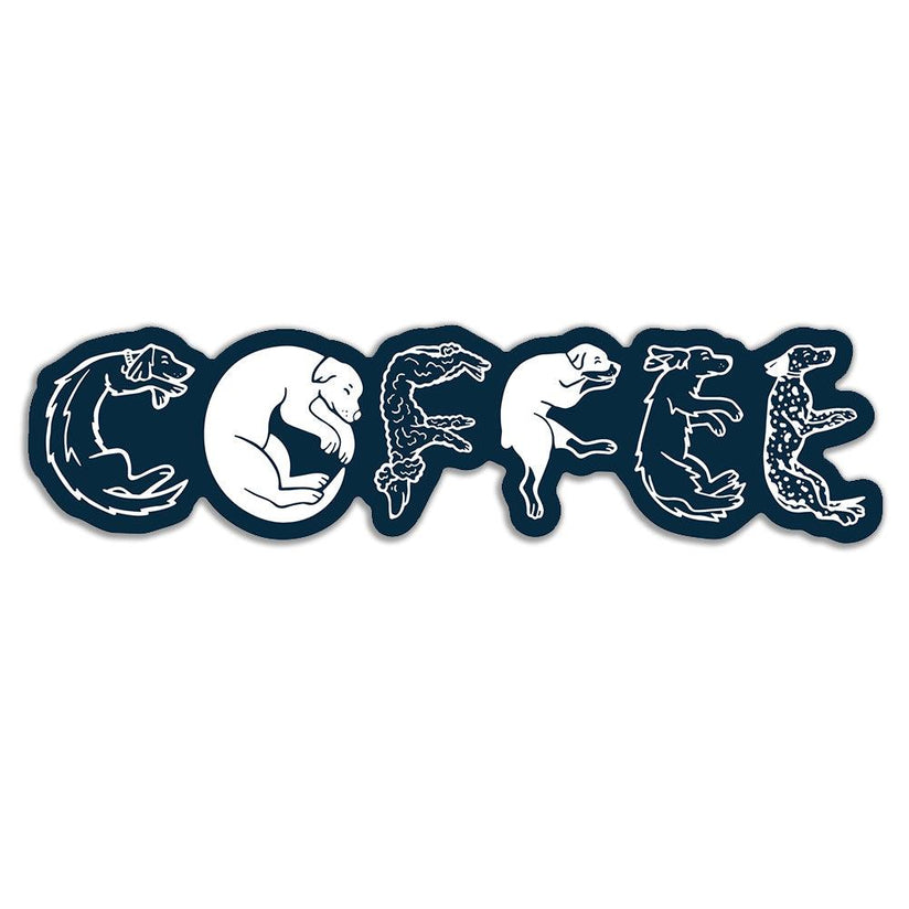 Coffee Dogs Sticker - Grounds & Hounds Coffee Co.